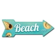 30 in. Beach Zone Arrow Sign - Walmart.com