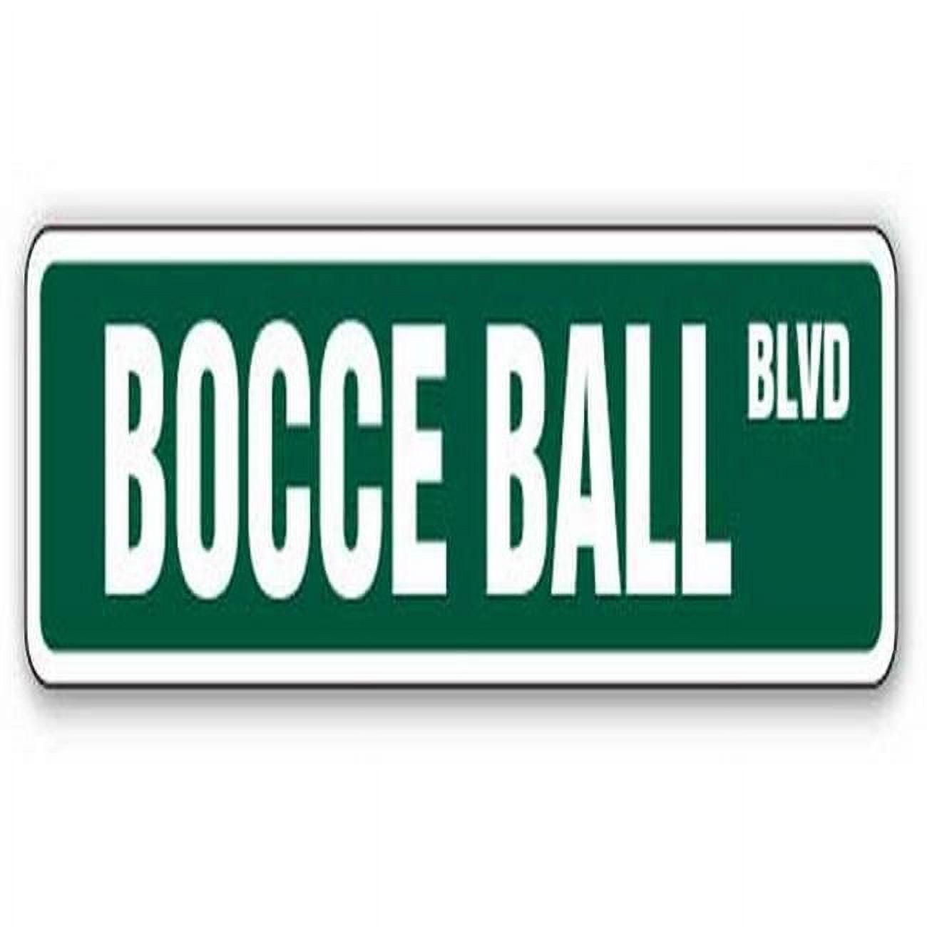30 in. Bocce Ball Street Sign - Set Balls Italy Team Game - Walmart.com