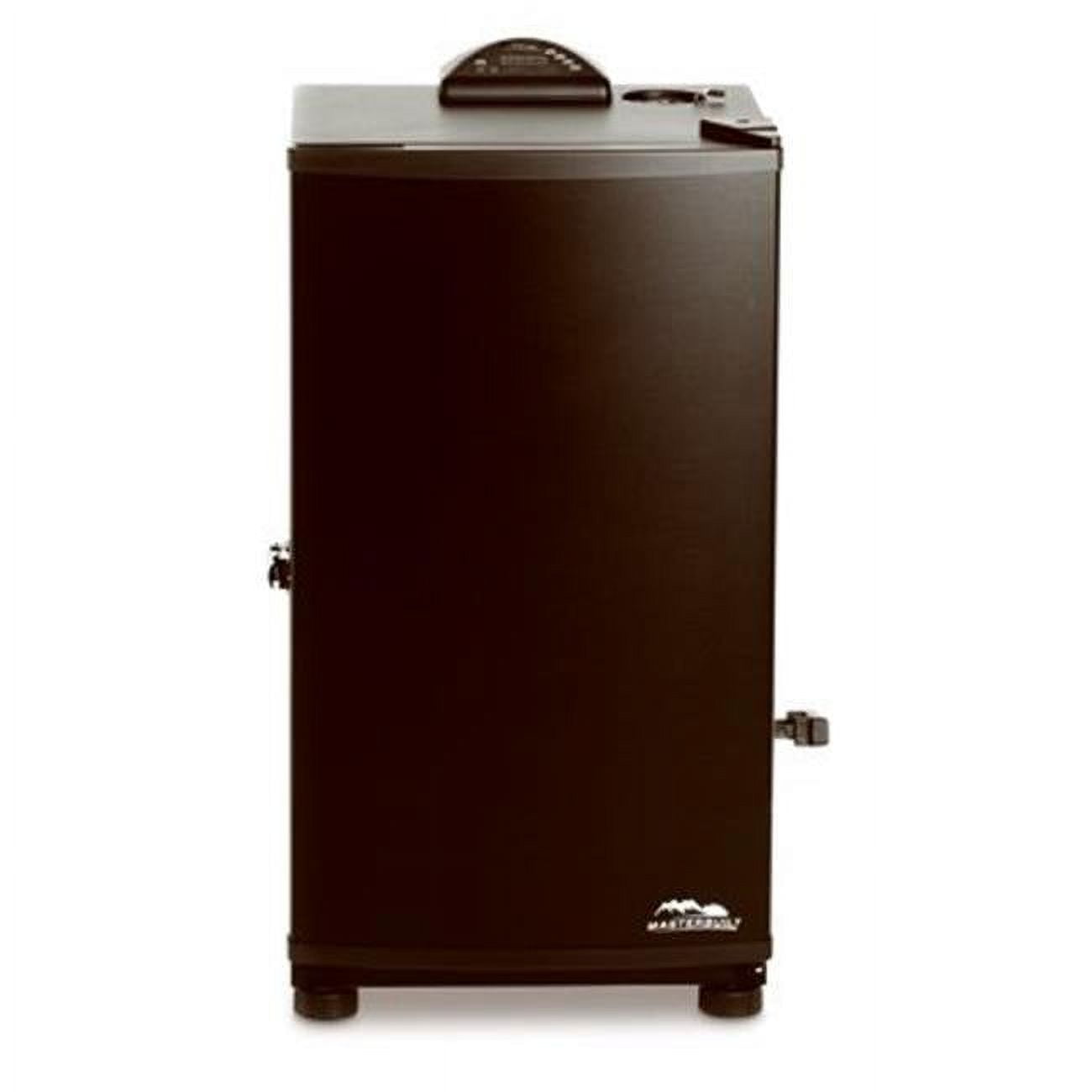 30 in. Outdoor Digital Electric Smoker with Four Chrome-Coated Racks ...