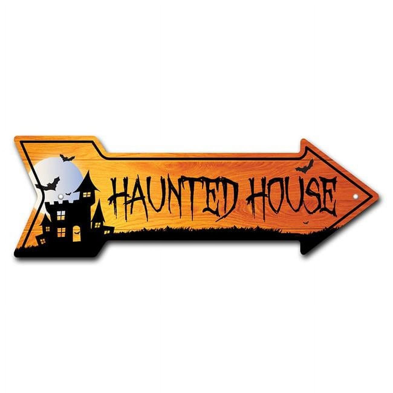30 in. Haunted House Arrow Sign - Walmart.com