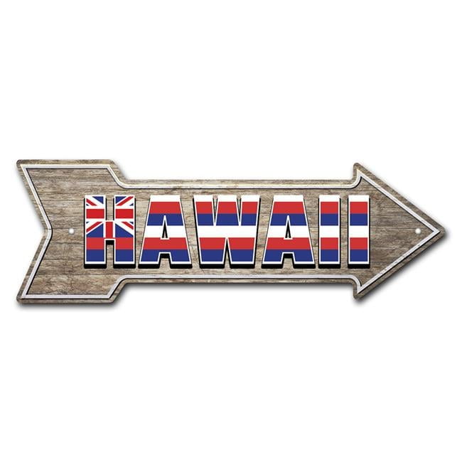 30 in. Hawaii Arrow Sign - Walmart.com