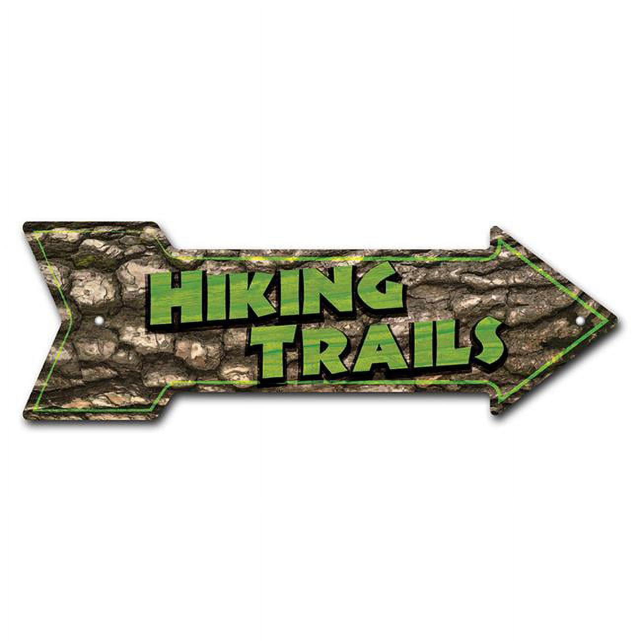 30 in. Hiking Trails Arrow Sign - Walmart.com