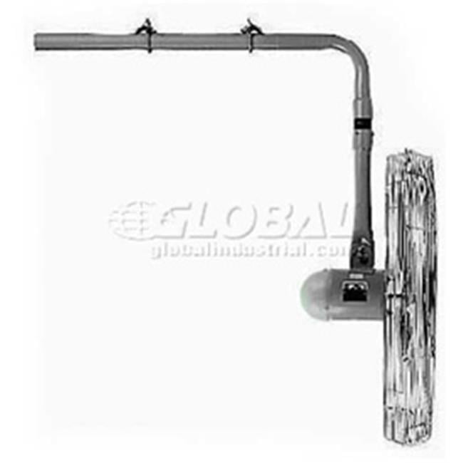 30 in. I-Beam Mount Fan with Oscillating 0.25 HP 4300 CFM - Gray/Silver ...