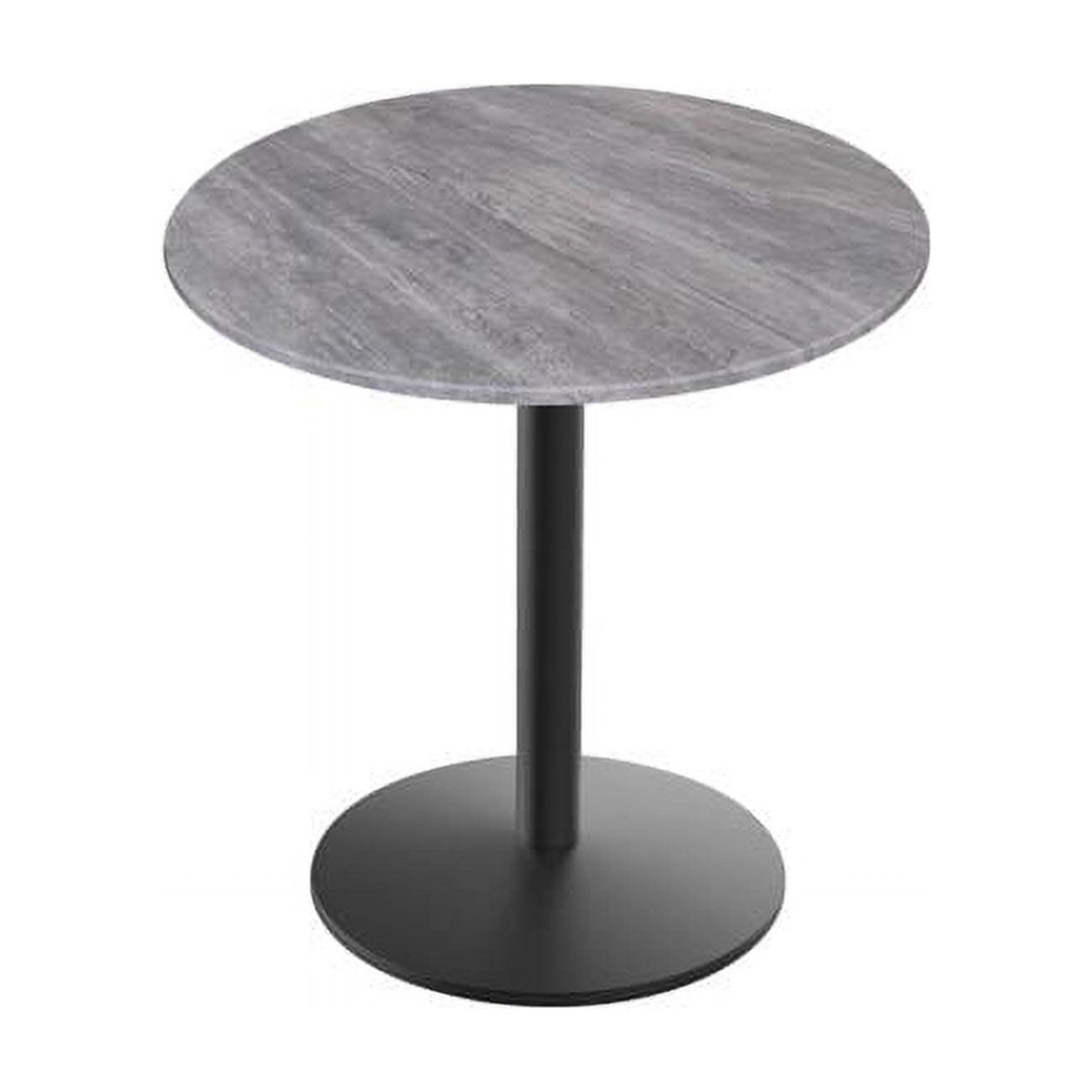 30 in. Indoor & Outdoor All-Season Table with 36 in. Dia. Greystone Top ...