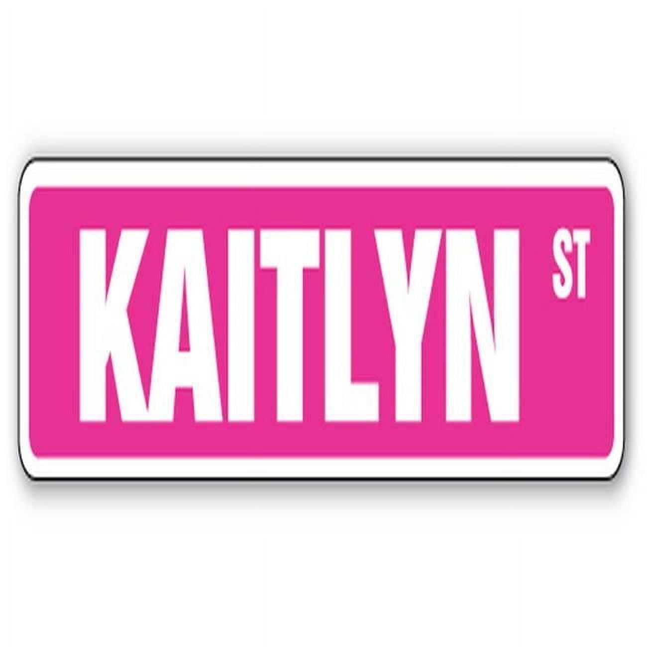 30 in. Kaitlyn Street Childrens Name Room Sign - Walmart.com