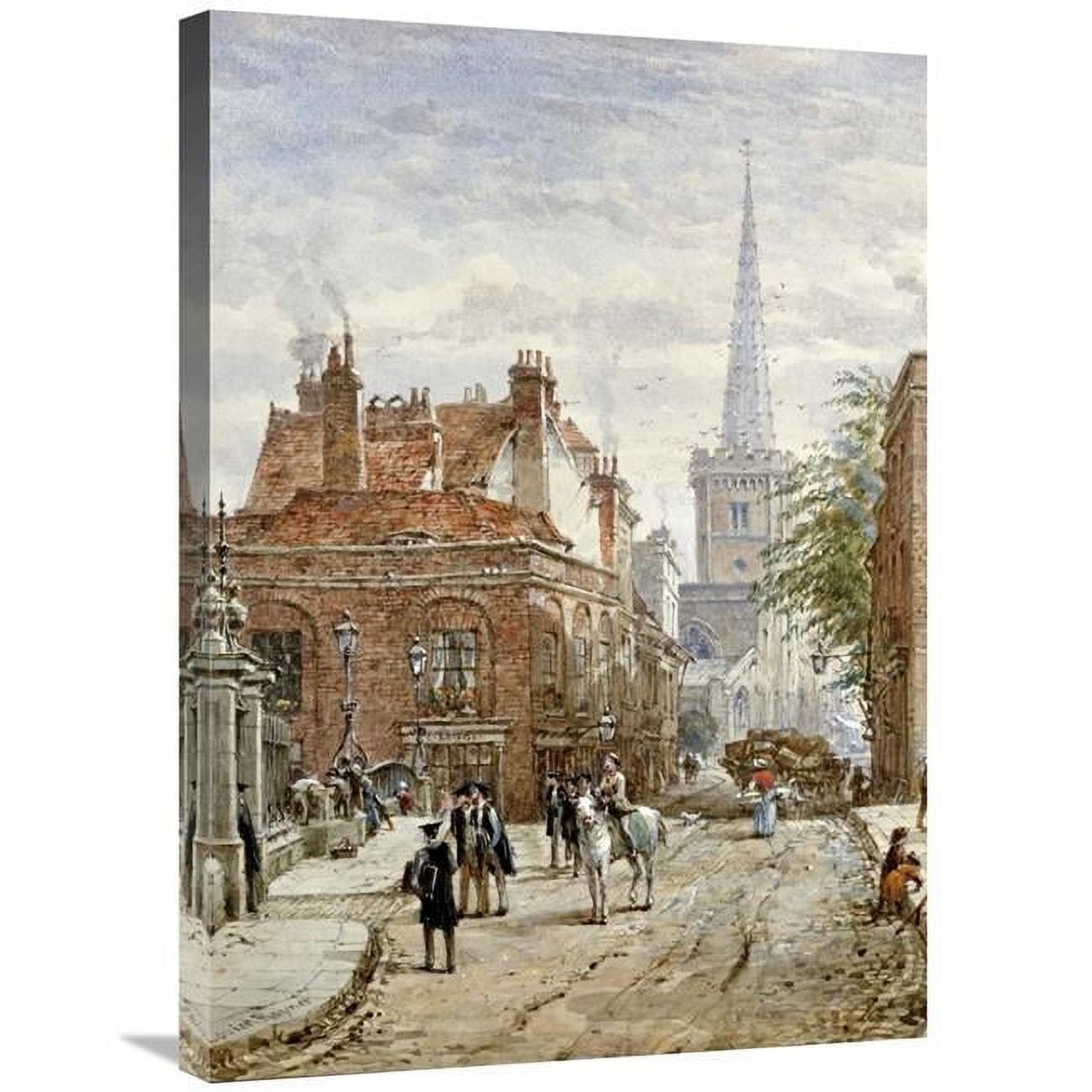 30 in. Magdalen Bridge, Cambridge Art Print - Louise Rayner - Walmart.com