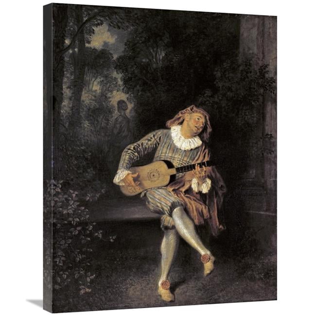 30 in. Mezzetin Art Print - Jean-Antoine Watteau - Walmart.com