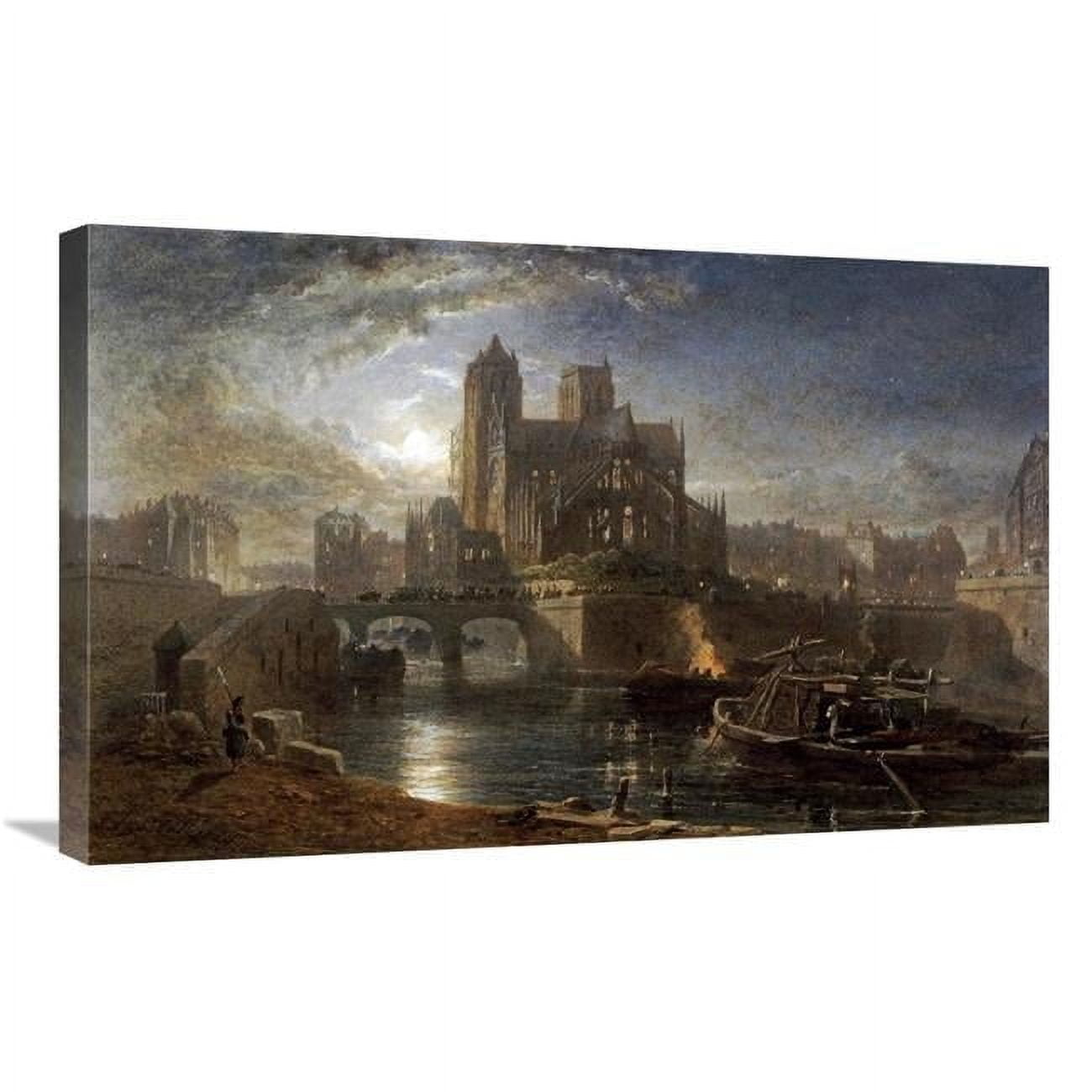 30 in. Notre Dame, Paris Art Print - Edward Angelo Goodall - Walmart.com
