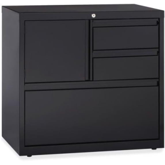 30 in. Personal Storage Center Lateral File - 3-Drawer, Black - Walmart.com