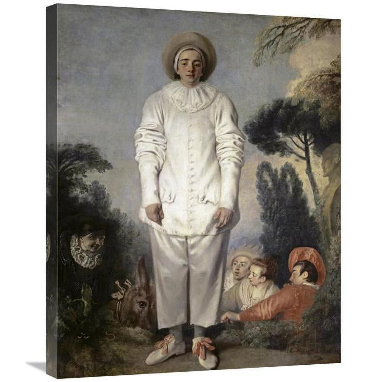 30 in. Pierrot, Also Known As Gilles Art Print - Jean-Antoine Watteau ...
