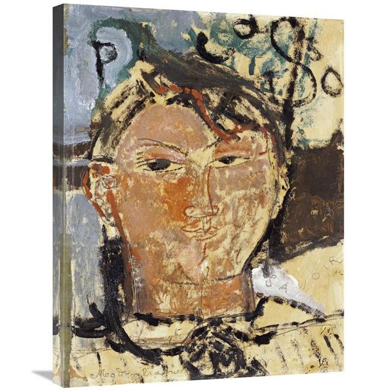 30 in. Portrait De Picasso Art Print - Amedeo Modigliani - Walmart.com