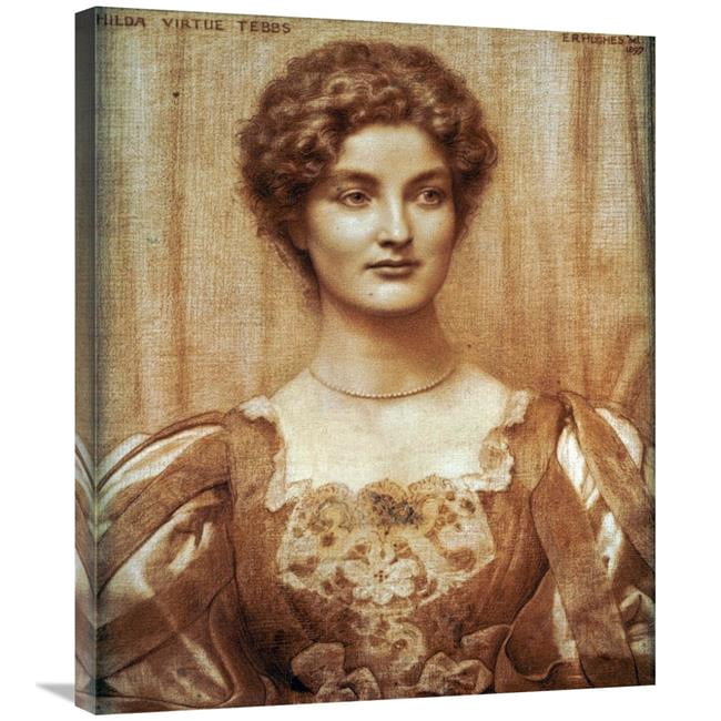 30 in. Portrait of Hilda Virtue Tebbs Art Print - Edward Robert Hughes ...