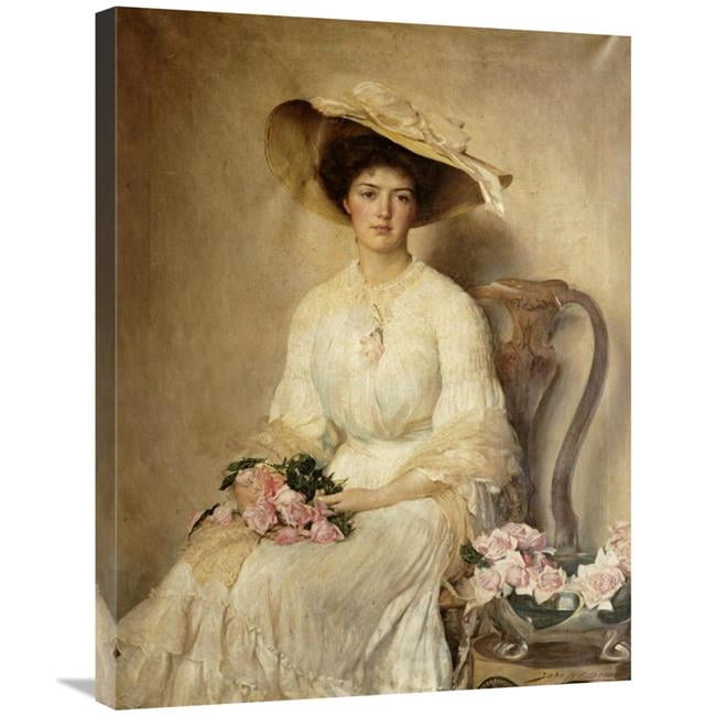 30 in. Portrait of a Lady Art Print - John Henry Frederick Bacon ...