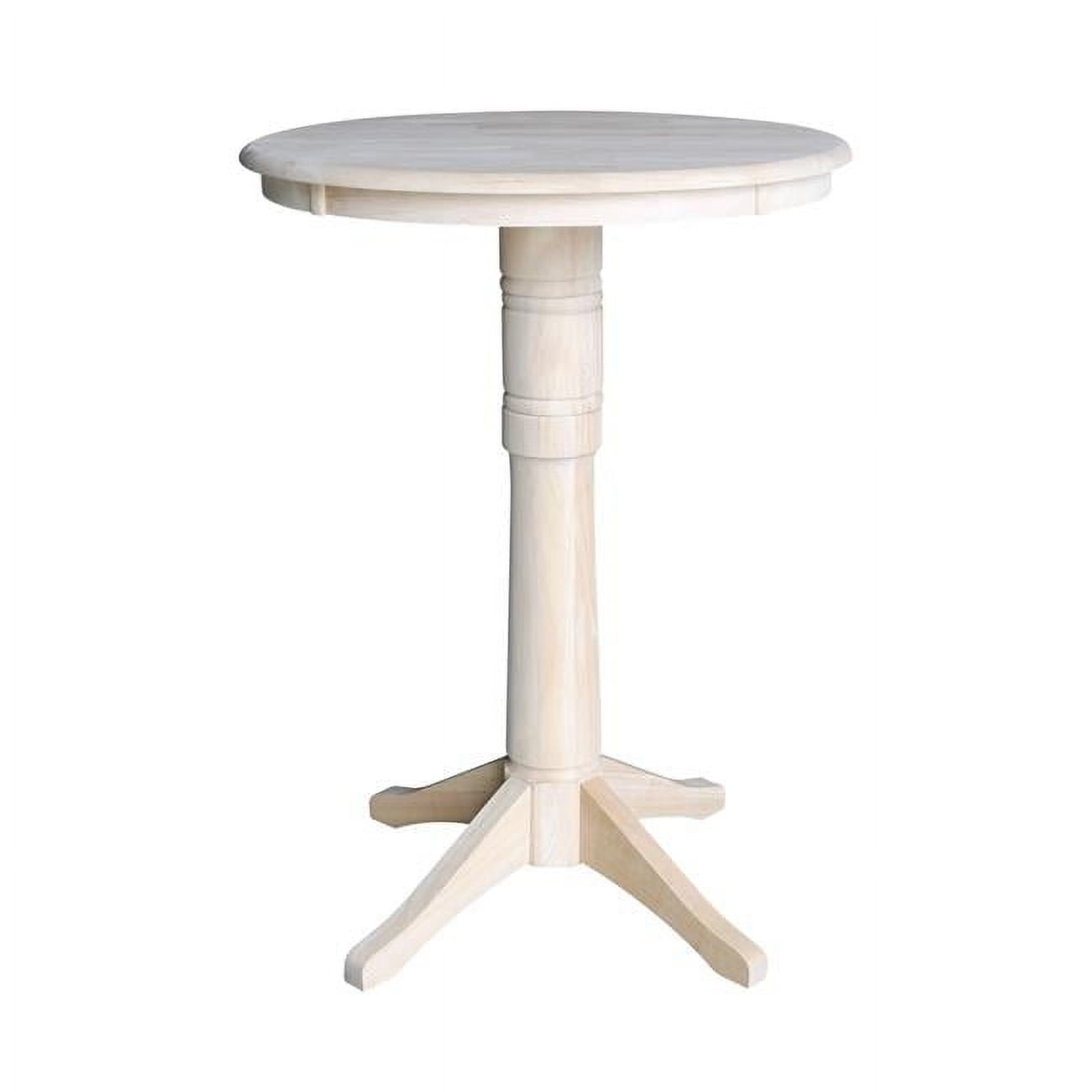 30 in. Round Pedestal Bar Height Table - Walmart.com