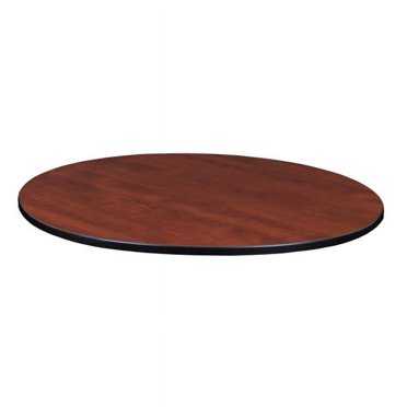 Flash Furniture 30'' Round High-Gloss Mahogany Resin Table Top with 2 ...