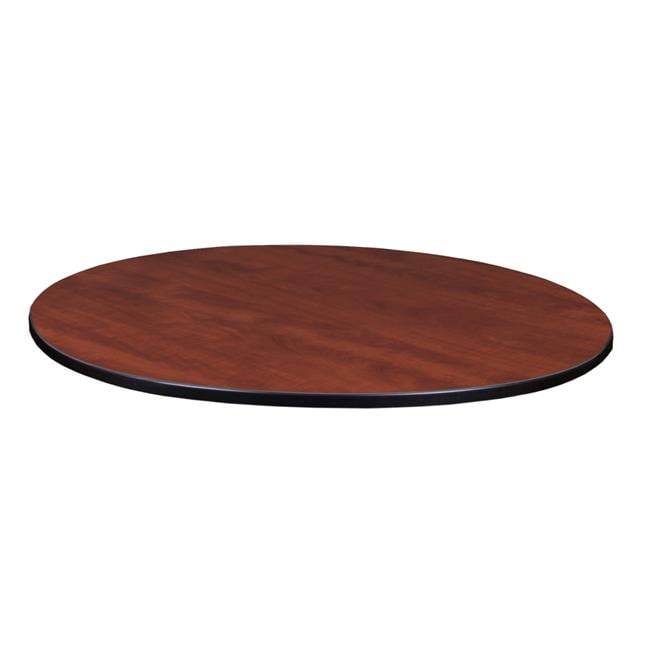30 in. Round Slim Table Top, Cherry & Maple - Walmart.com
