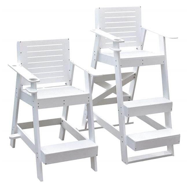 30 in. Seat Sentry Lifeguard Stand with Brackets, White - Walmart.com