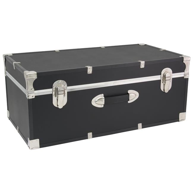 Seward Basic 30 in. Large Square Storage Trunk, Black - Walmart.com