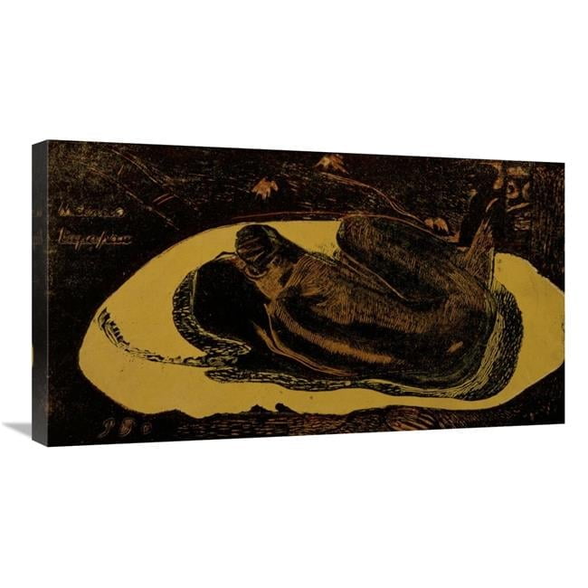 30 in. She is Thinking of the Ghost Art Print - Paul Gauguin - Walmart.com