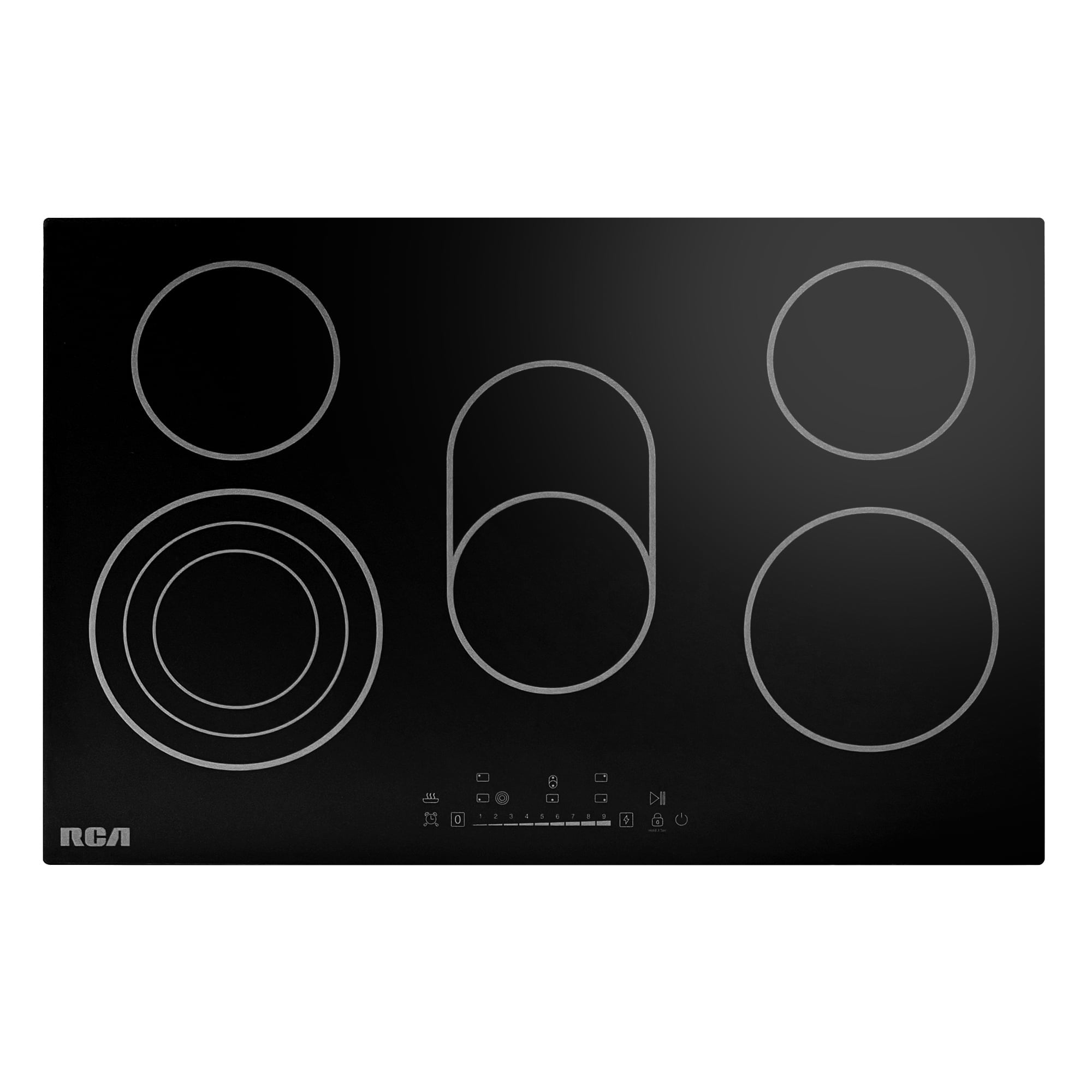 30 in. Sterling Collection Drop-In Electric Ceramic Glass Cooktop, 5 ...