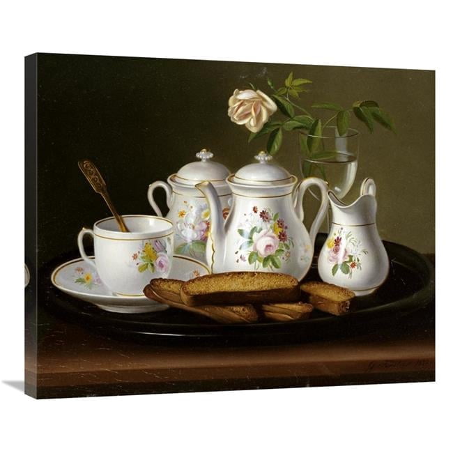 30 in. Still Life of Porcelain & Biscuits Art Print - George Forster ...