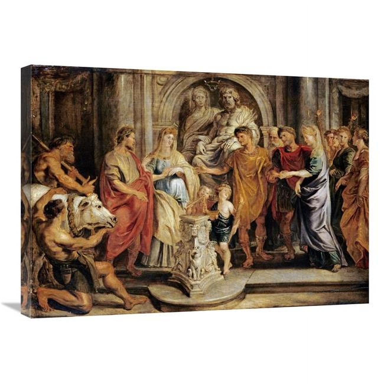 30 in. The Marriages of Constantine & Fausta Art Print - Peter Paul ...