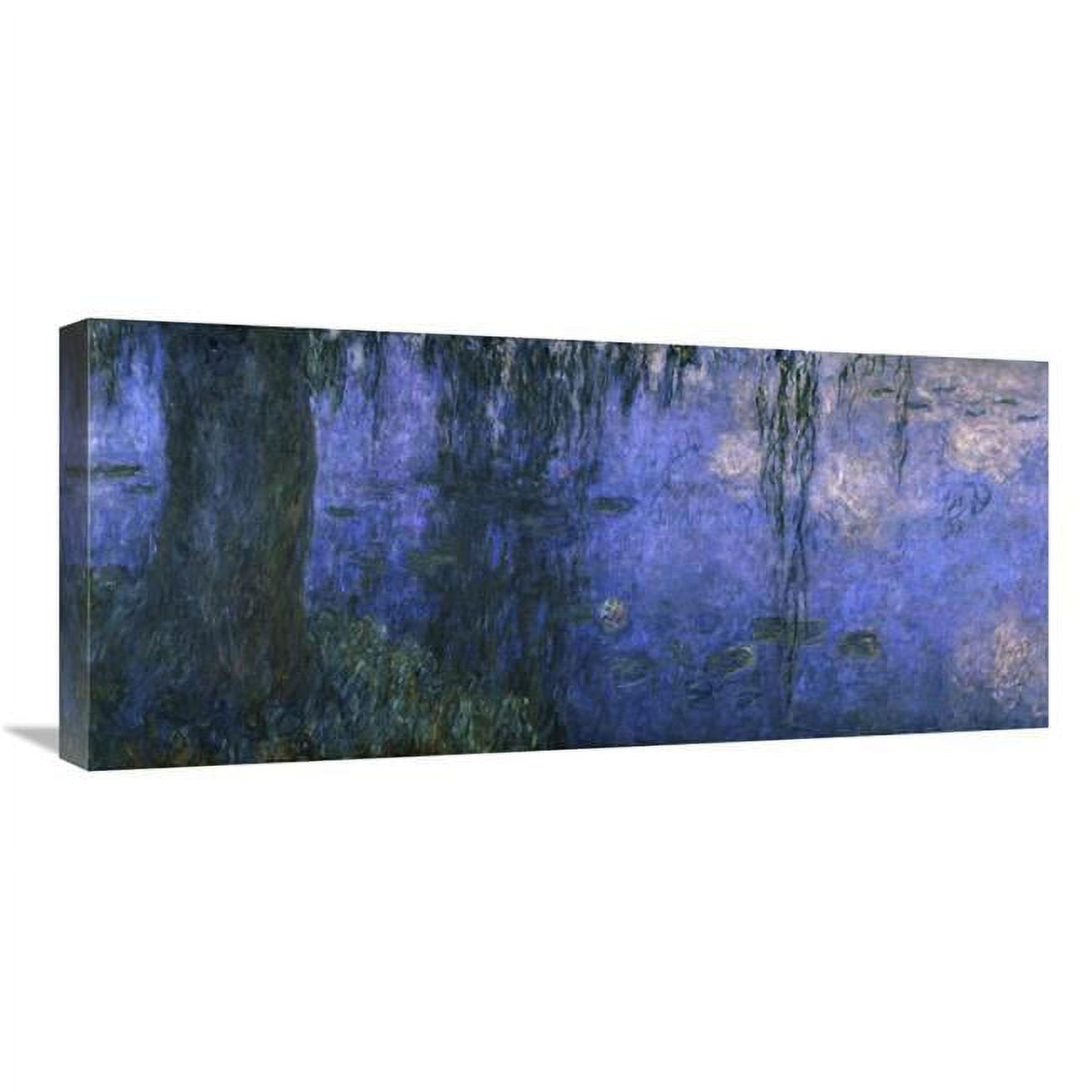 30 in. Water Lilies - Morning with Willows, C. 1918-26 - Left Panel Art ...