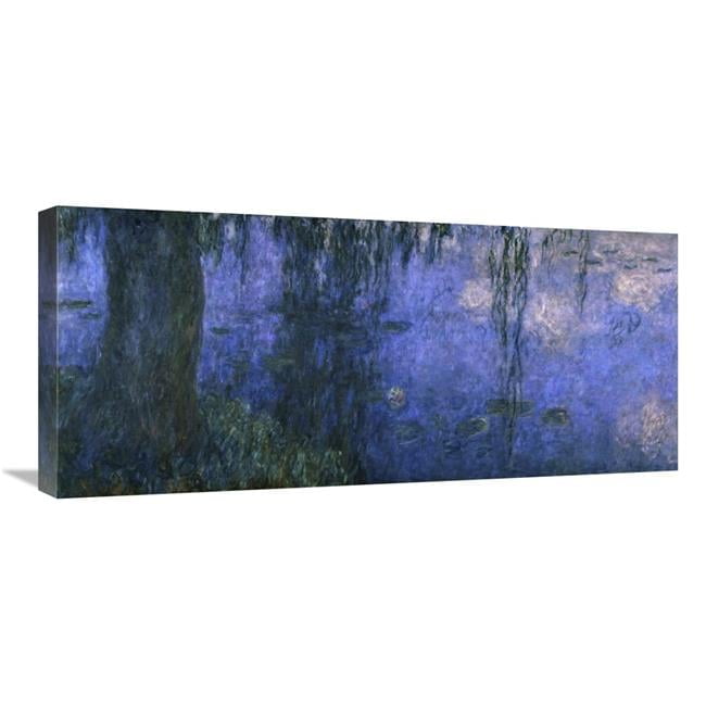 30 in. Water Lilies - Morning with Willows, C. 1918-26 - Left Panel Art ...