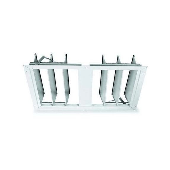 30 in Whole House Fan Economy Ceiling Truss Shutter / Ceiling Shutter ...