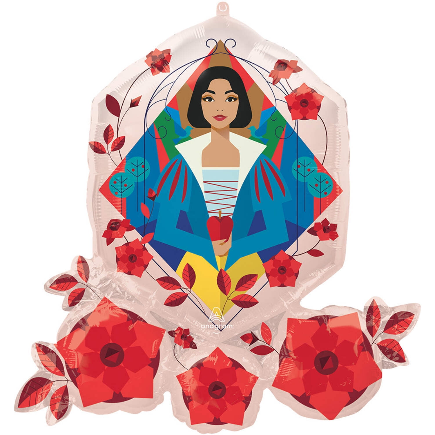 30 inch Anagram Snow White Live Action Foil Mylar Balloon - Party Supplies Decorations - Walmart.com