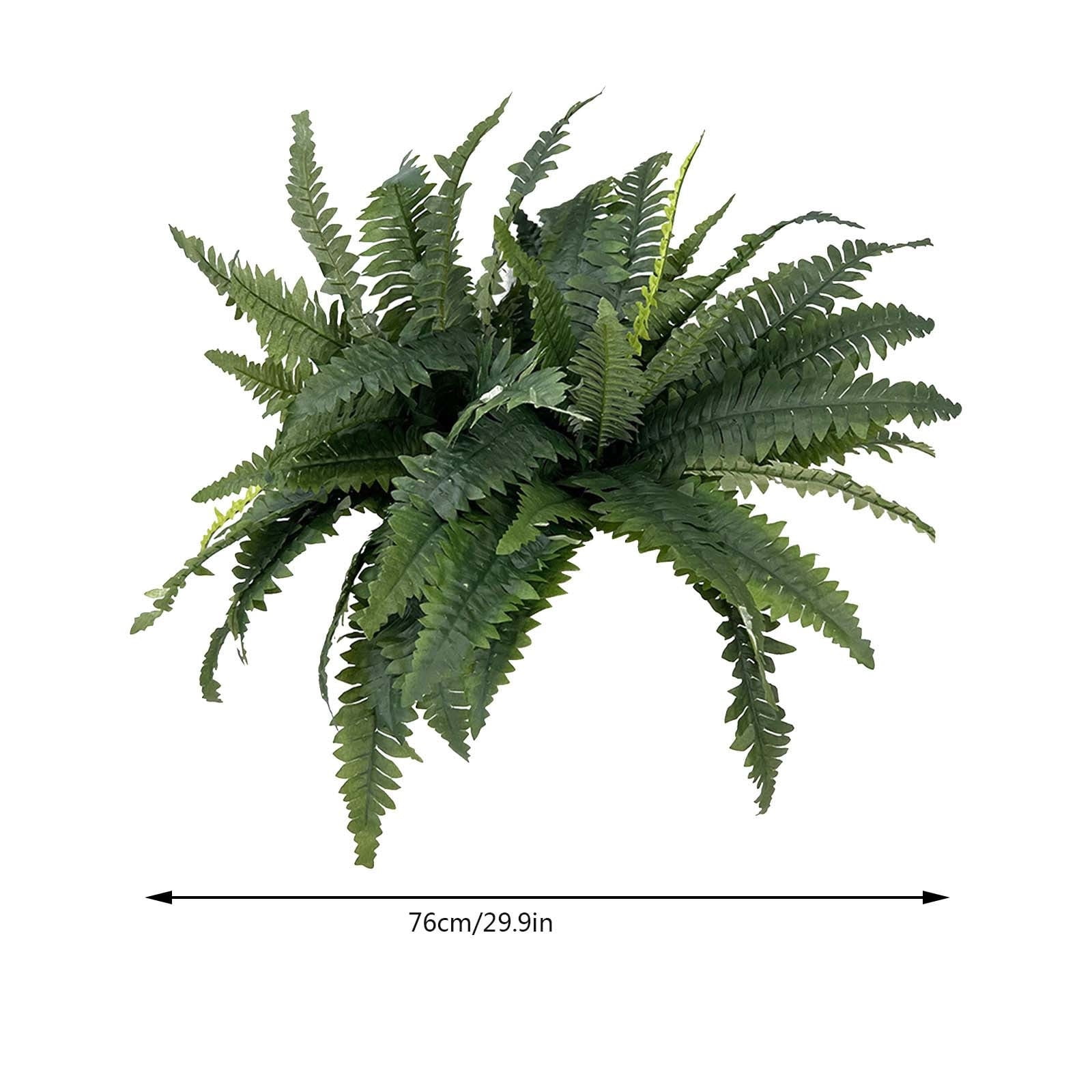 30 inch Artificial Ferns for Outdoors Look Real Fake Ferns, Large Faux ...