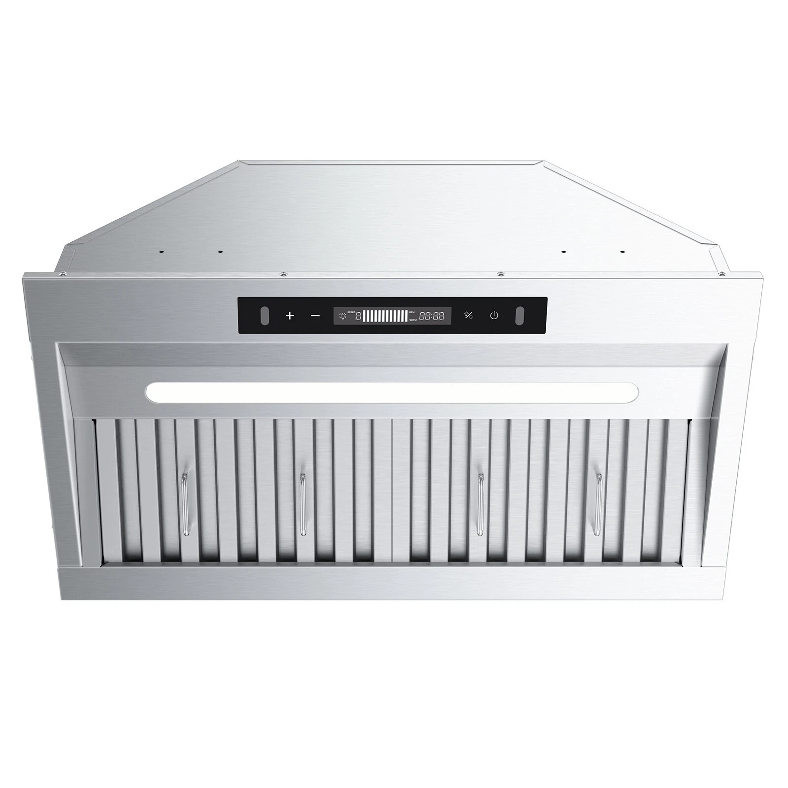 30 inch Built-In Range Hood Insert Integrated Hood 900 CFM Stainless ...