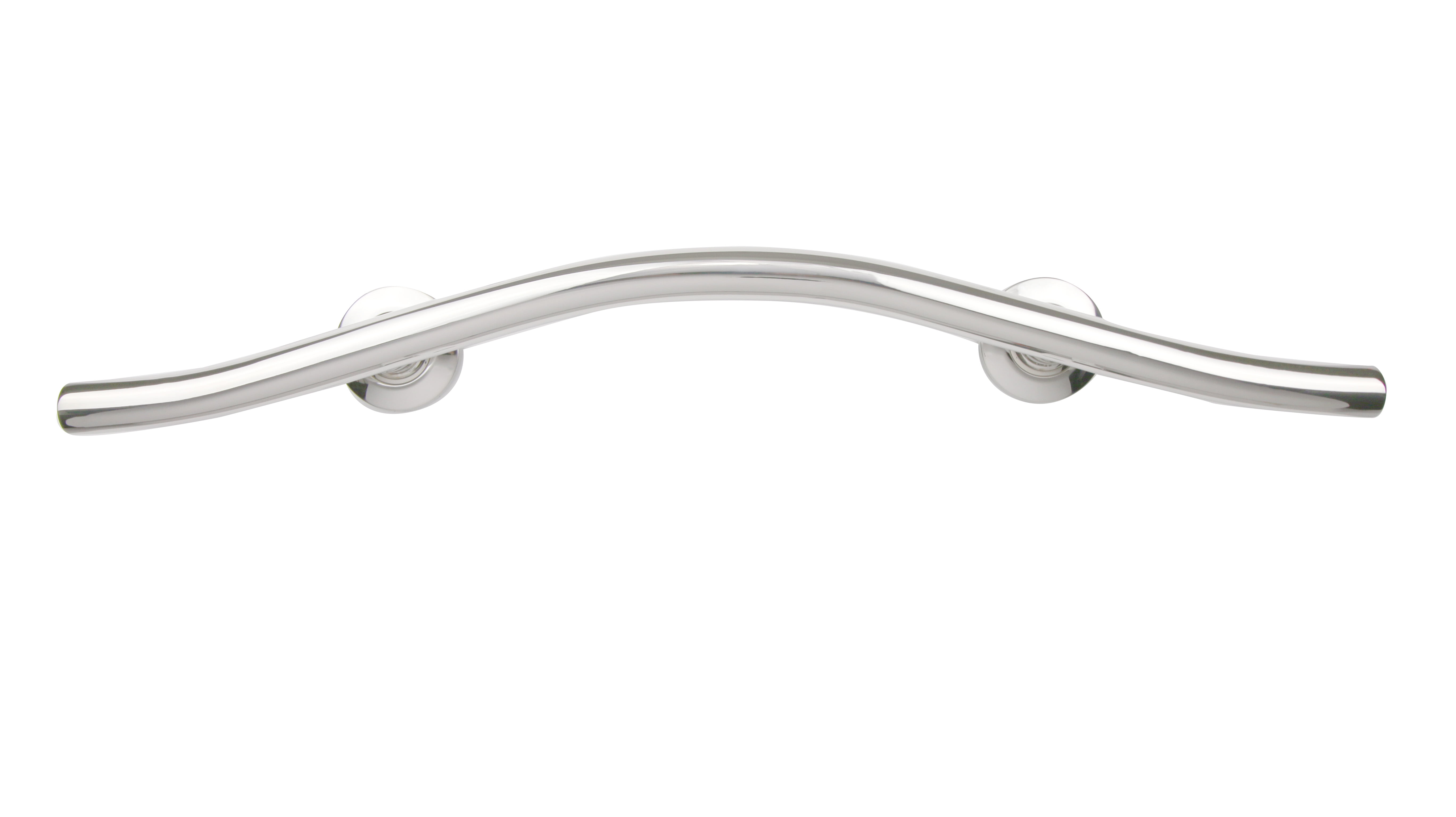 30-inch Designer Maverick Double Arched Curved/Wave Bathroom Shower ...