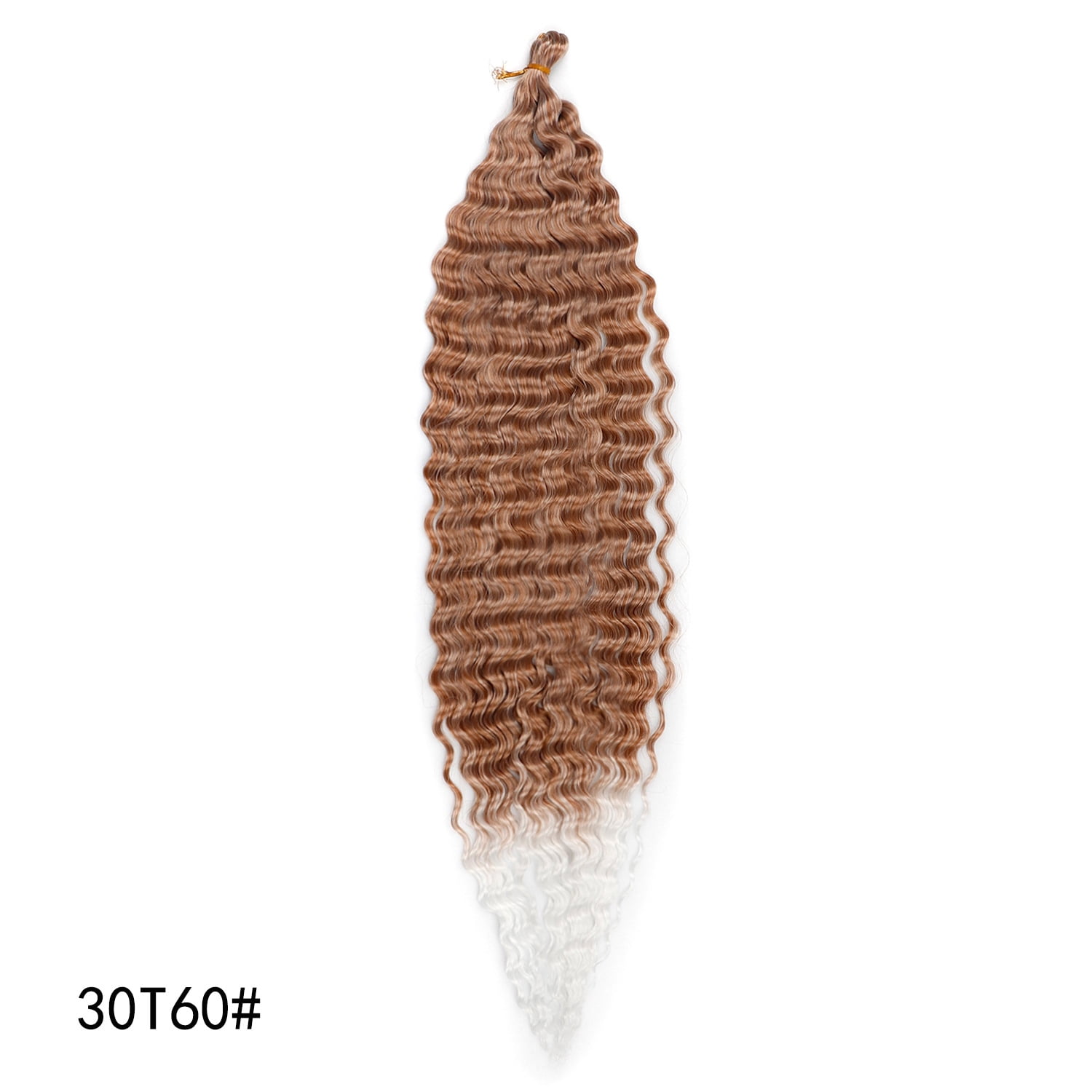 30-inch European and American Crochet Hair, Deep Wave, Long Curls ...