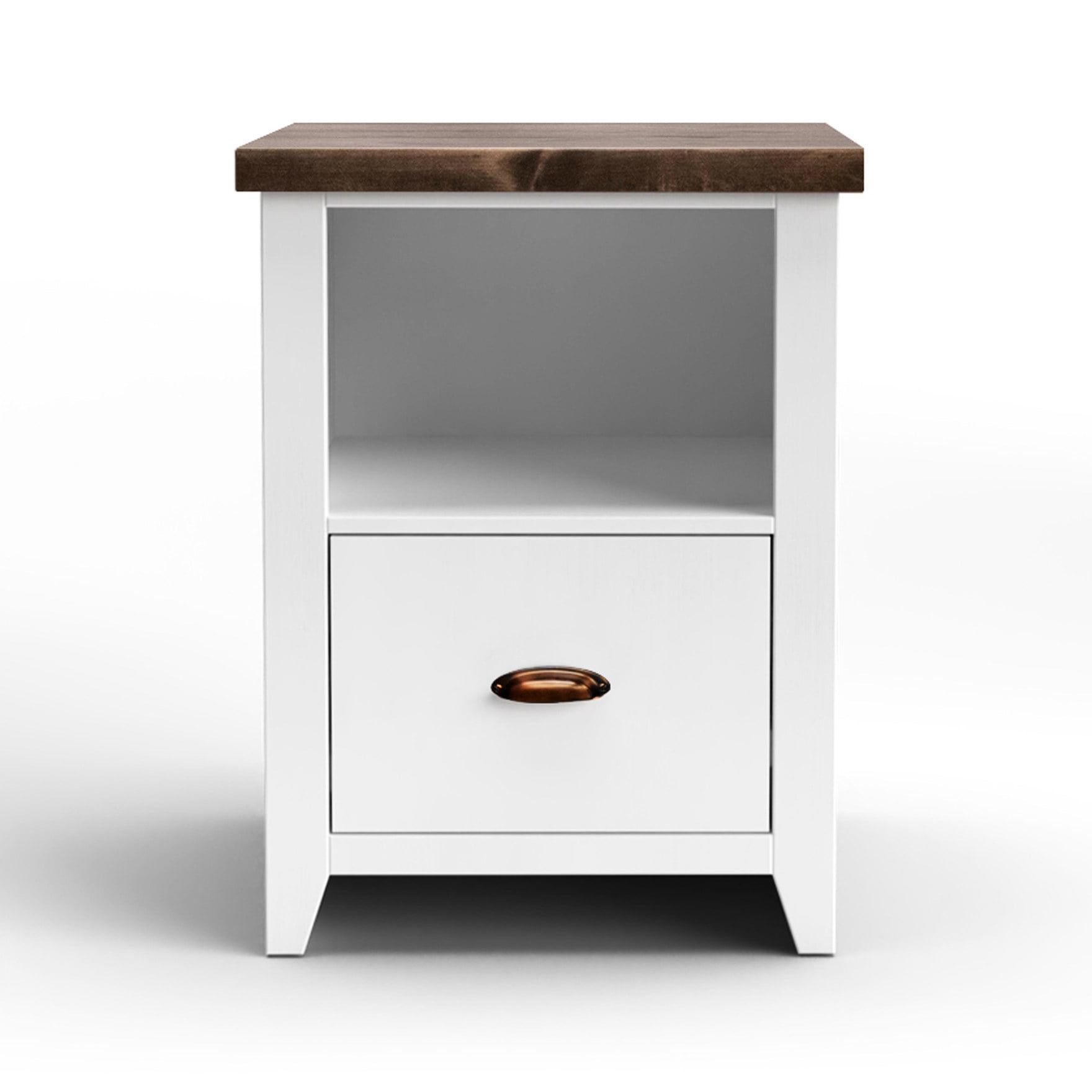 30-inch High File - Two-tone Design - Office Desk - Functional Storage ...