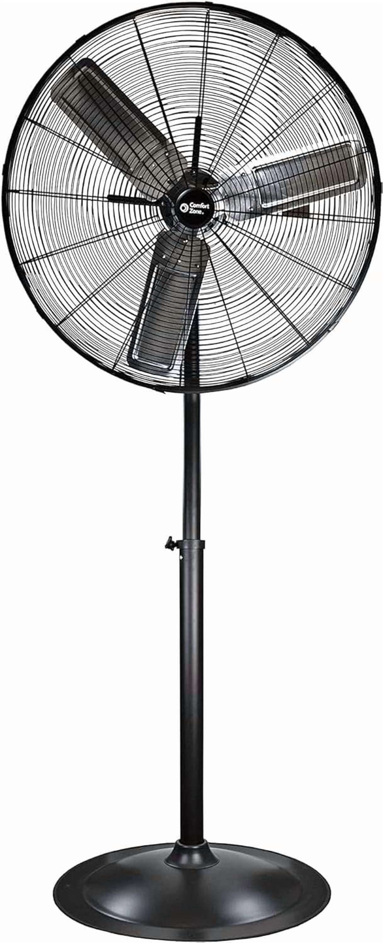 30 inch Industrial Pedestal Fan, 3 Speed, High Velocity, Adjustable ...
