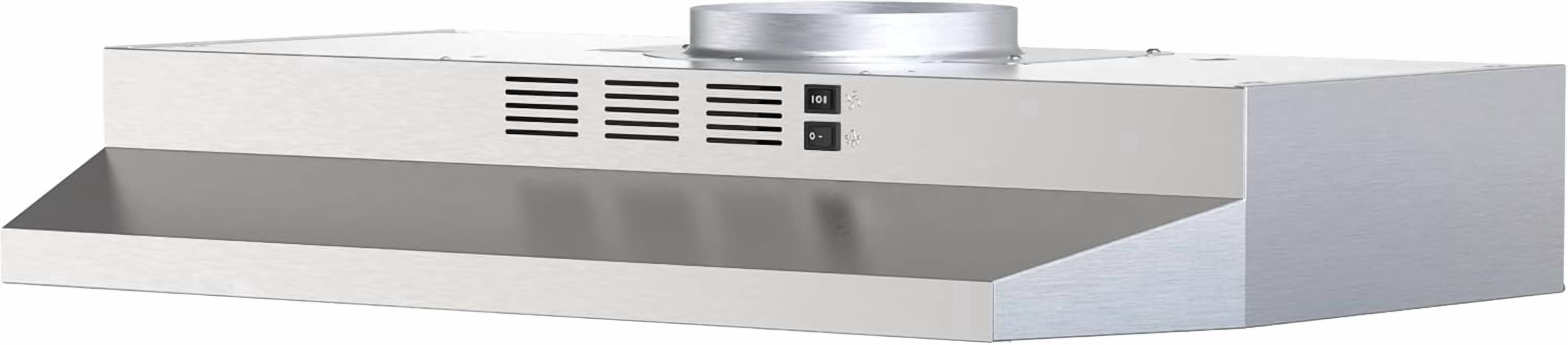 30 inch Range Hood Under Cabinet, Ducted/Ductless Convertible Stainless ...