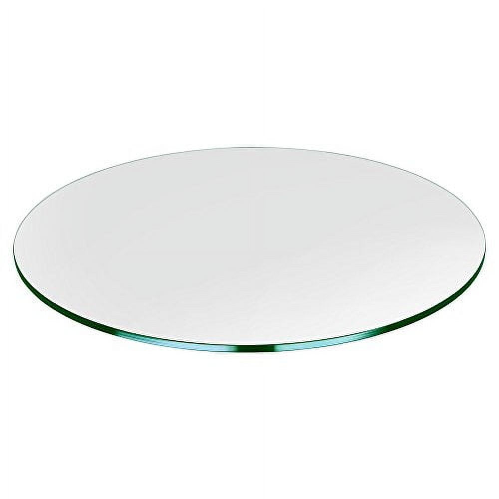 30 inch Round Glass Table Top - Tempered - 3/8" Thick Glass Surface ...