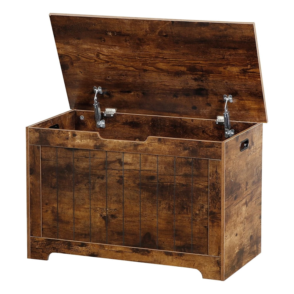 Storage Chest, 30 inches Chest Box Organizer with 2 Security Hinges ...