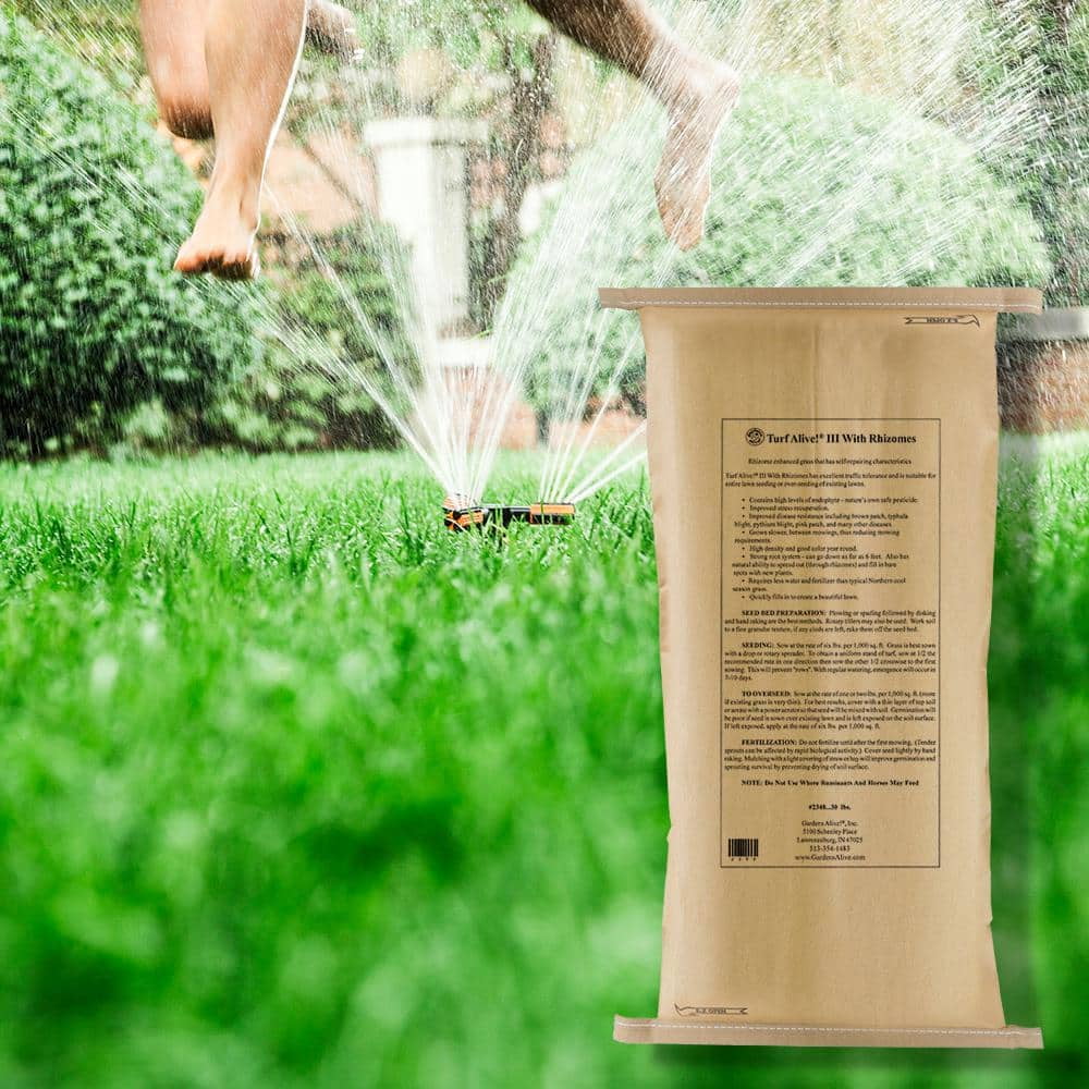 30 lbs. TurfÂ Alive! Grass Seed with Rhizomes - Walmart.com
