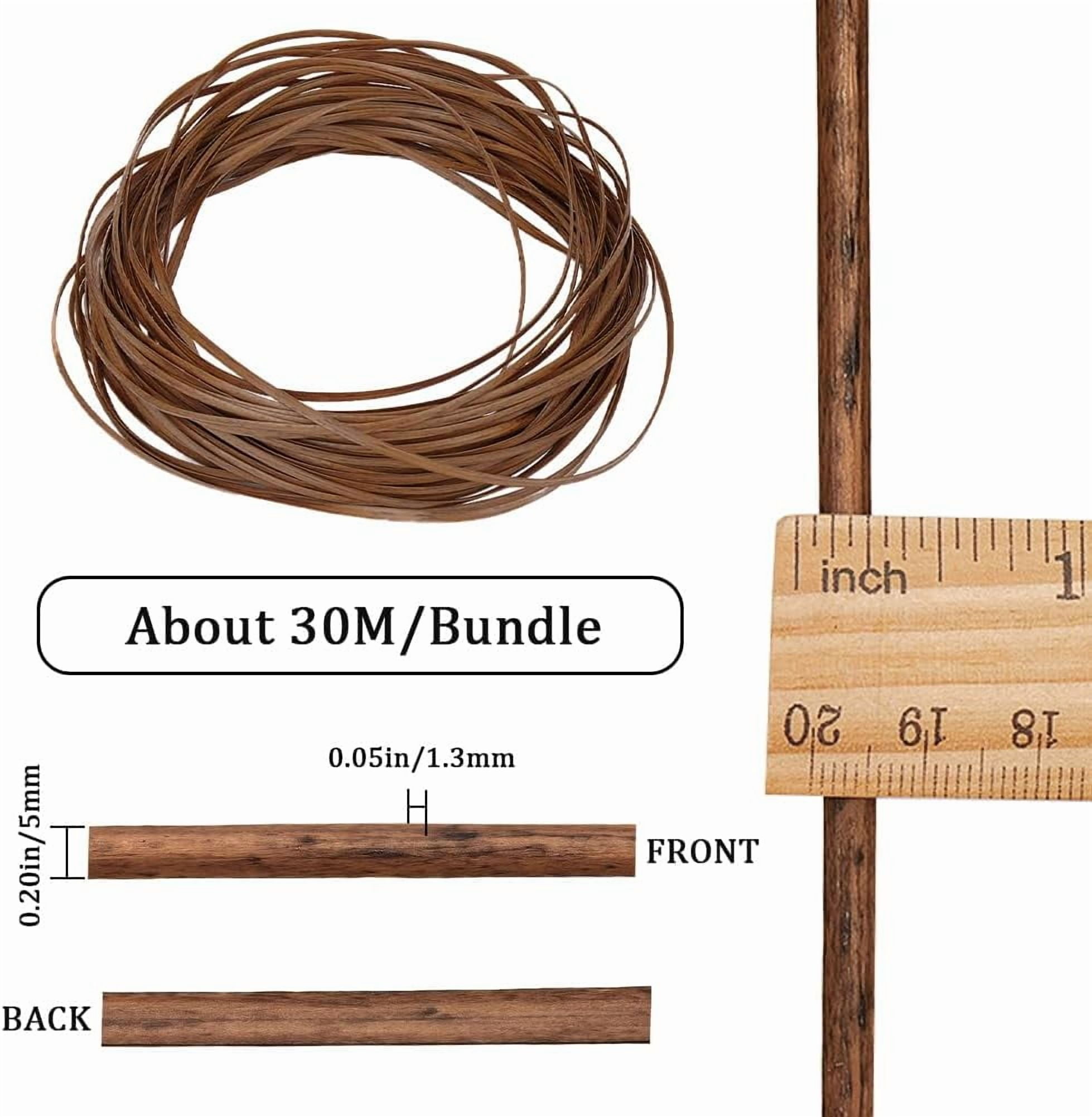 30 m 5mm x 30m Rattan Repair Kit Weave Material Plastic Flat Basket ...