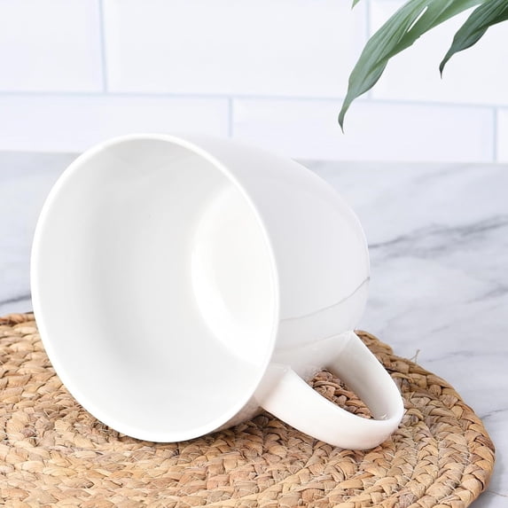 30 oz 900ml Large Coffee Mug Ceramic Jumbo Soup Bowl with Handle Cereal ...
