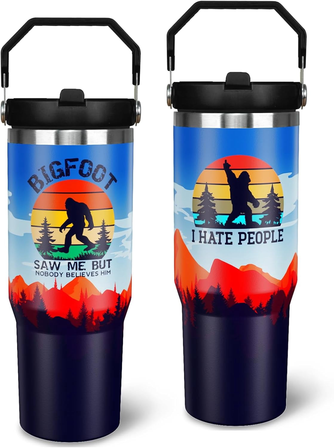 30 oz Bigfoot Gifts Sasquatch Tumbler Big Foot Camping Gift for Women ...