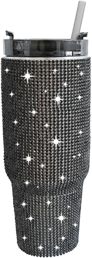 30 oz Diamond Water Bottle Bling Cup Glitter Water Bottle Rhinestone ...
