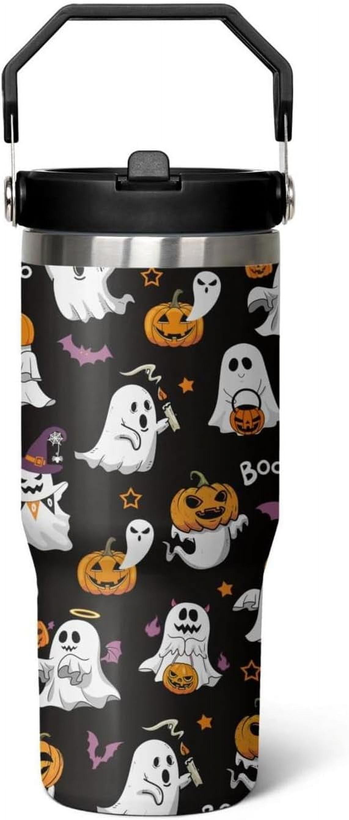 30 oz Halloween Boo Iceflow Flip Tumbler Insulated Stainless Tumbler ...