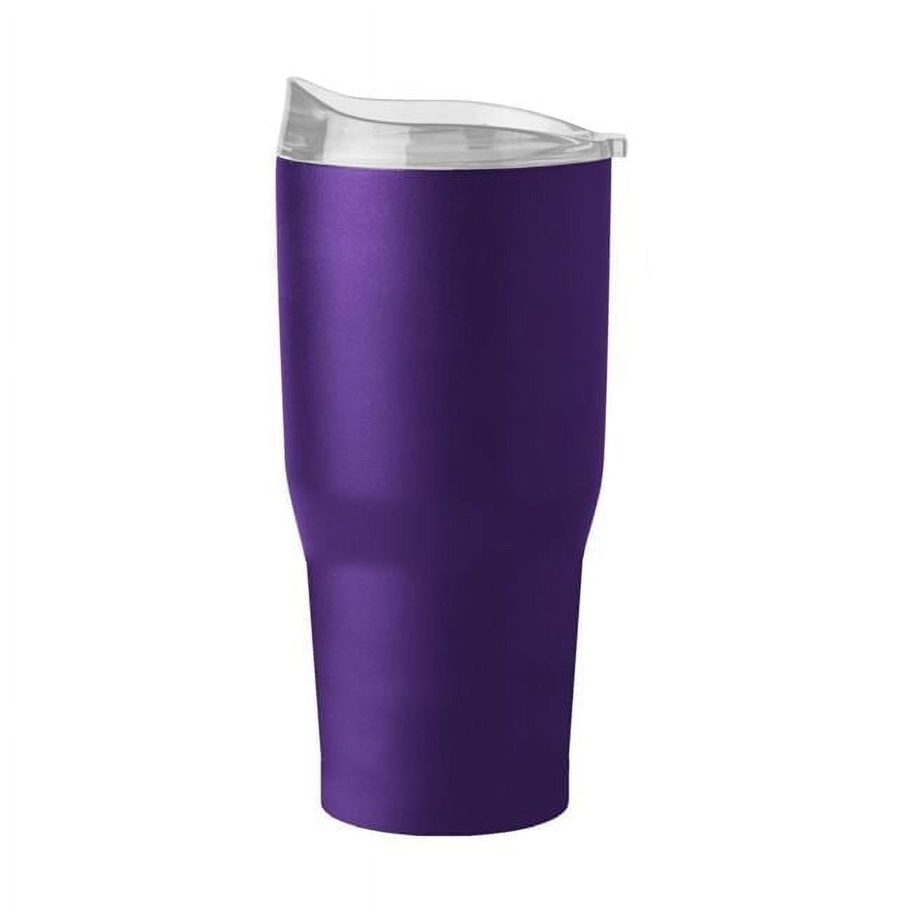 30 oz Plain Purple Powder Coat Tumbler - Walmart.com
