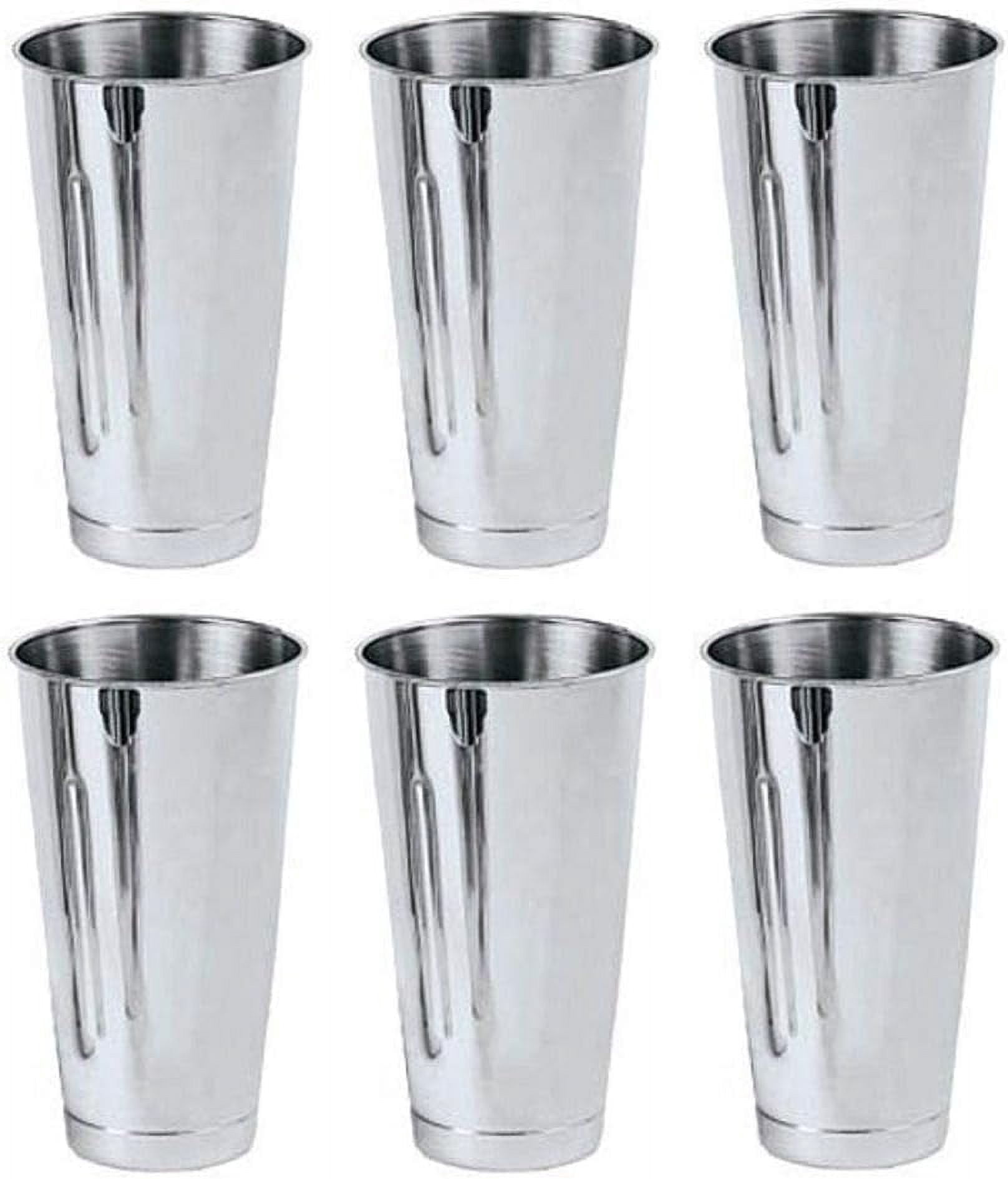 30 oz Stainless Steel Malt Cups Grade Milkshake Maker Steel Cup ...