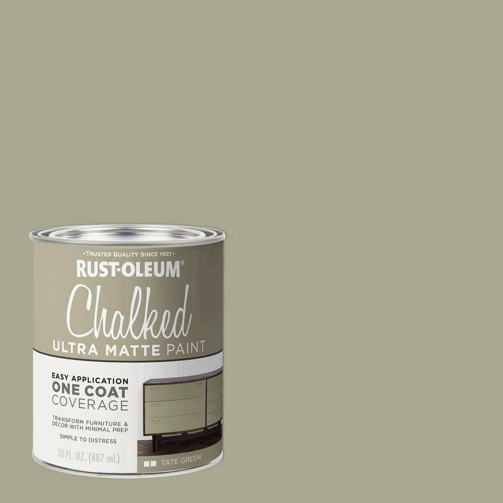 30 oz. Tate Green Ultra Matte Interior Chalk Paint (Case of 2 ...