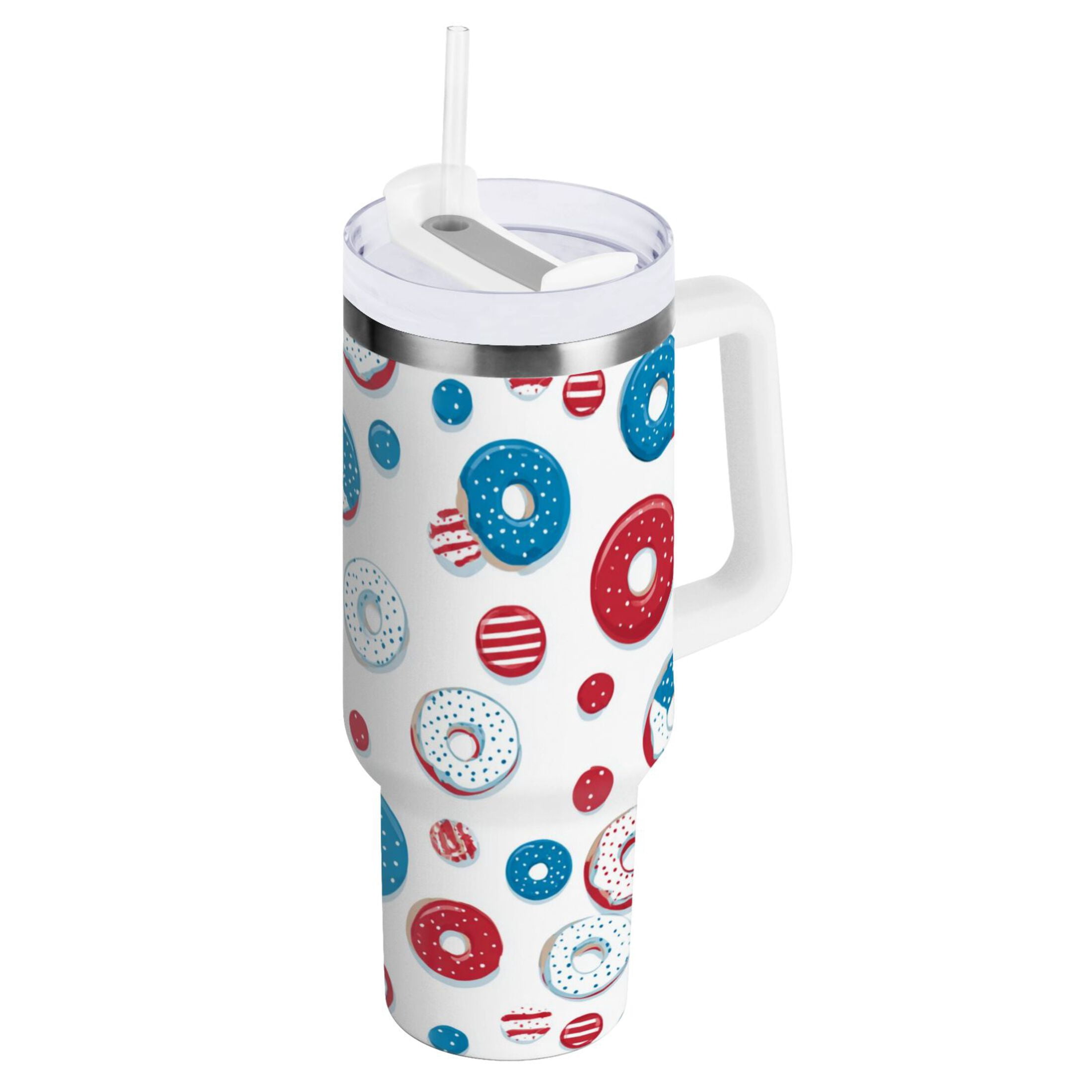30 oz Tumbler With Handle Stainless Steel Insulated Tumbler With Lid ...