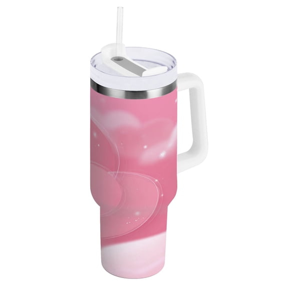 30 oz Tumbler With Handle Stainless Steel Insulated Tumbler With Lid ...